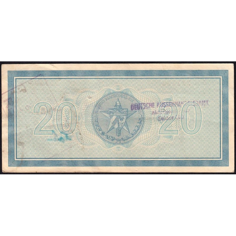 Cuba - Chèque de voyage - Banco Nacional de Cuba - 20 pesos - 1983 ...