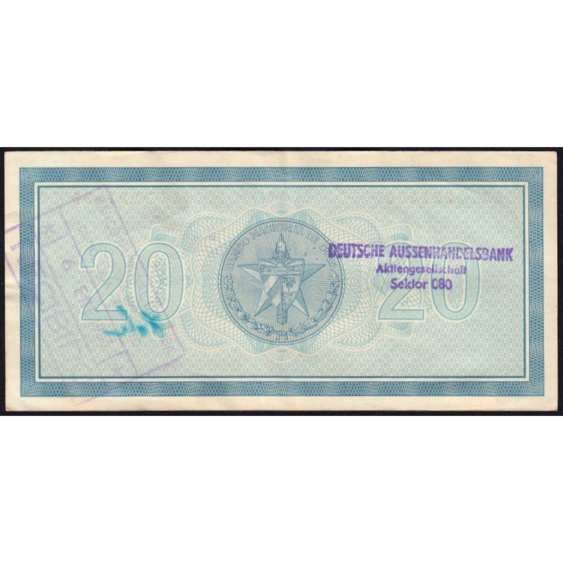 Cuba - Chèque de voyage - Banco Nacional de Cuba - 20 pesos - 1983 ...